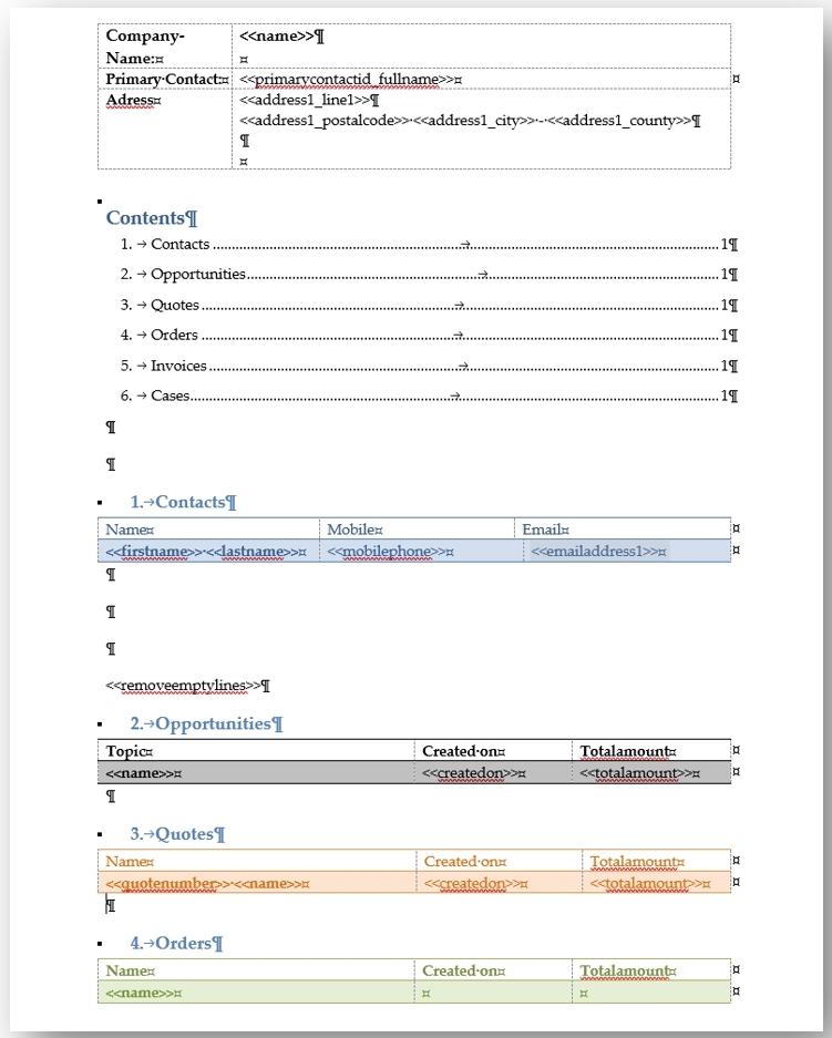 The Insert Remove Empty Lines Button In DocumentsCorePack Templates