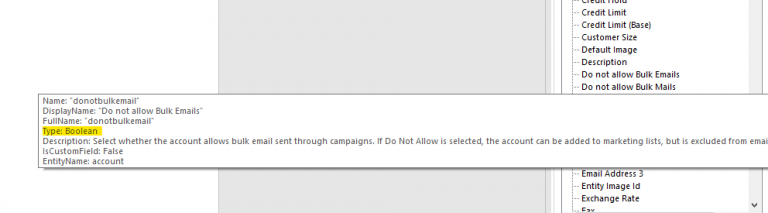 Boolean Fields in DocumentsCorePack
