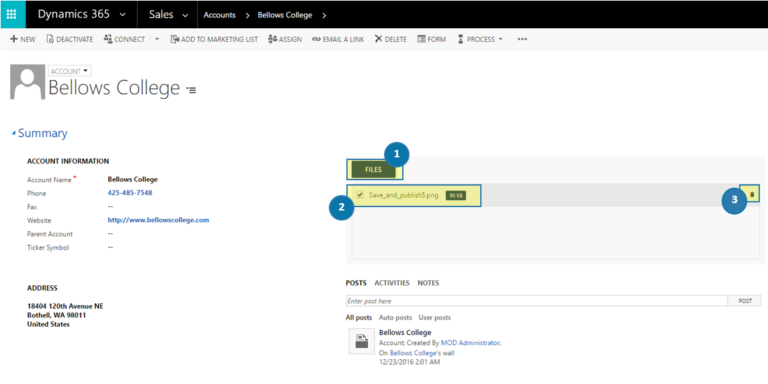 How do I add notes & attachments via drag & drop to Microsoft Dynamics ...