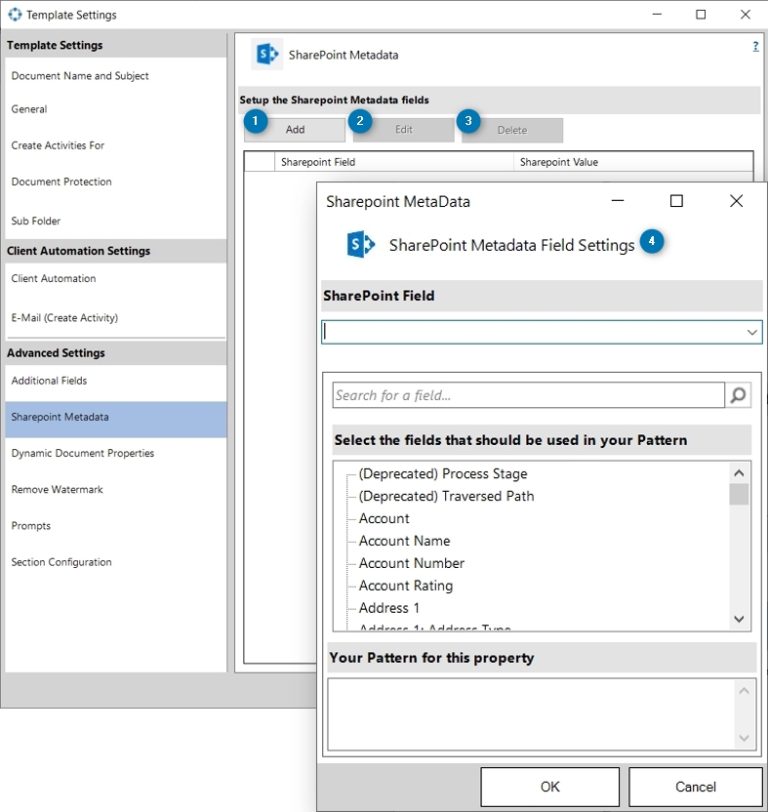 Sharepoint Metadata (Dynamics 365)