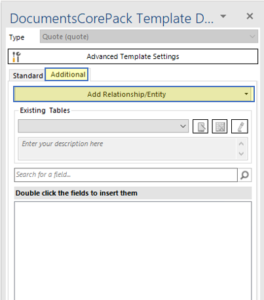 How to create DocumentsCorePack Templates