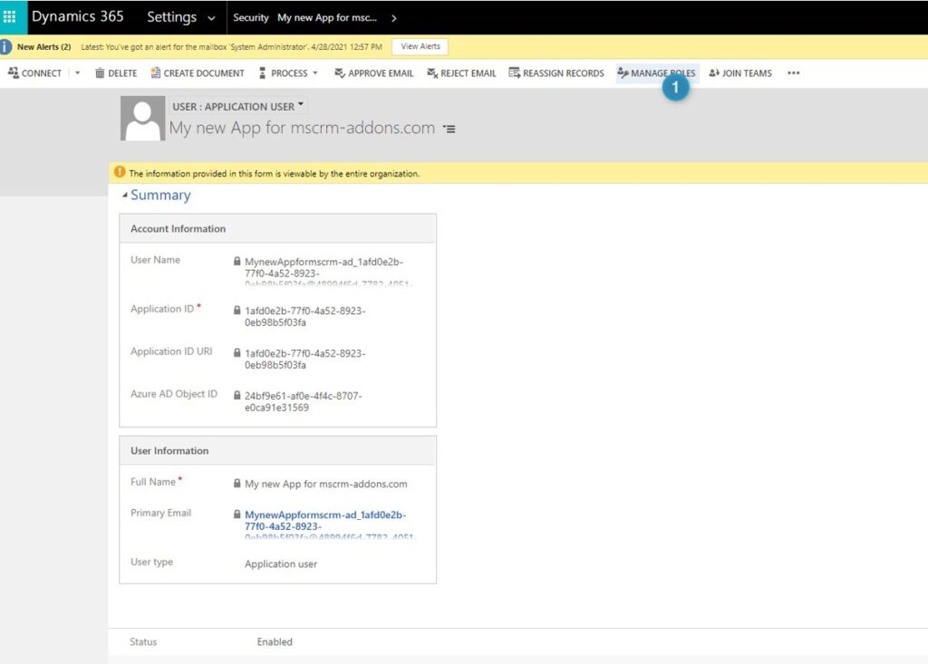 Custom Application Access for DocumentsCorePack & AttachmentExtractor – mscrm-addons.com ...