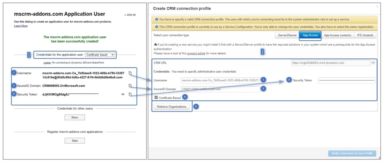 mscrm-addons.com Application Access for Dynamics 365 (App Access) - AttachmentExtractor