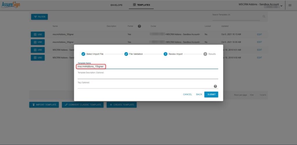 AssureSign for DocumentsCorePack – Simple Setup