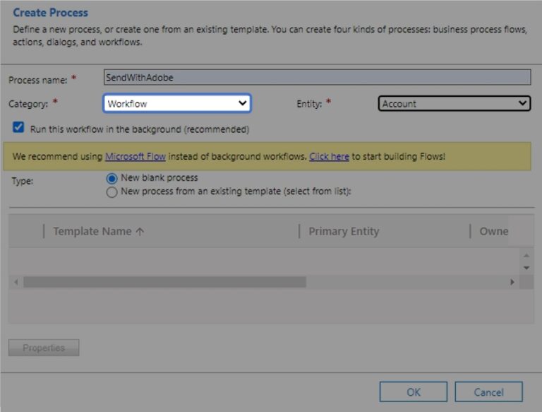 How to create a document and sign it with AdobeSign in a Workflow