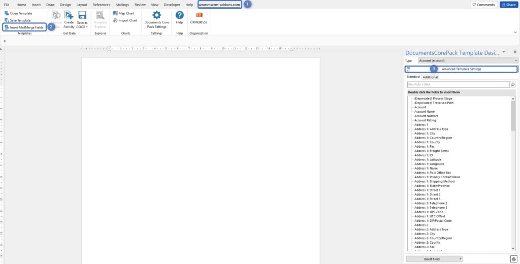 How to set a specific language in your template