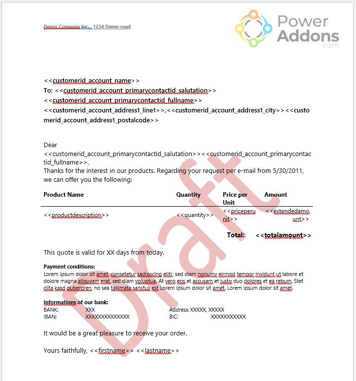 How To Conditionally Remove A Watermark In DocumentsCorePack Templates