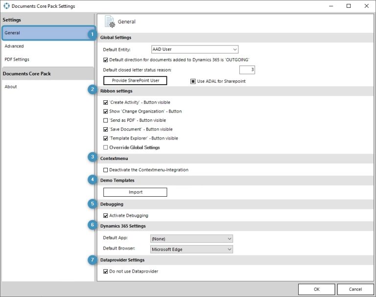 DocumentsCorePack Template Designer Settings - mscrm-addons.com KnowledgeBase