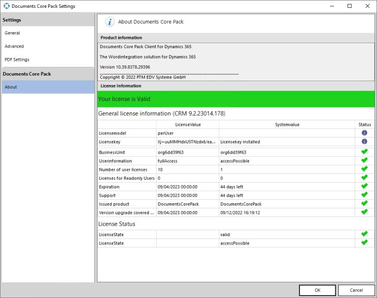 DocumentsCorePack Template Designer Settings - mscrm-addons.com KnowledgeBase