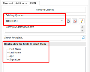 Integrating JSON data into documents