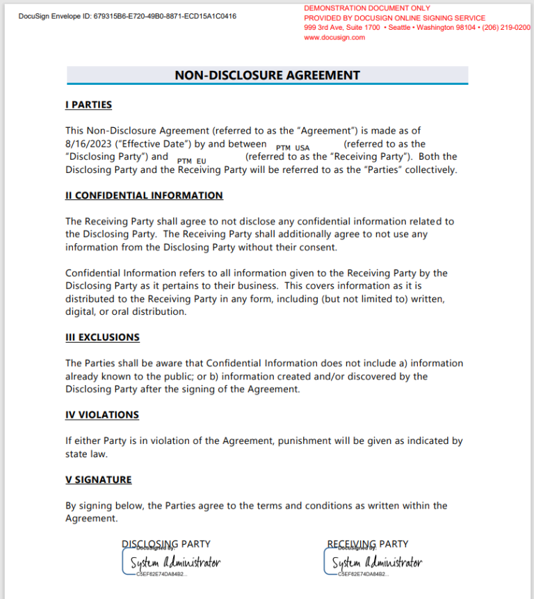 Step-by-Step: How to create a NDA-contract template