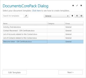 Batch document generation in Dynamics 365 via the DocumentsCorePack dialog