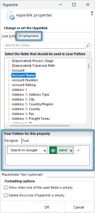 Insert Hyperlink with DocumentsCorePack TemplateDesigner