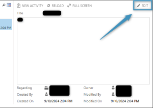 Notes in ActivityTools